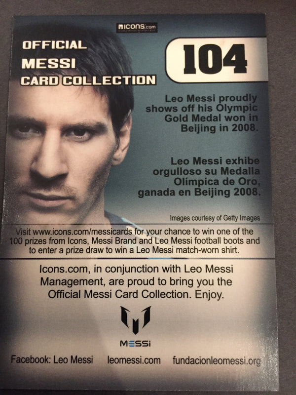 104. OFFICIAL MESSI CARD COLLECTION - Sportmemos